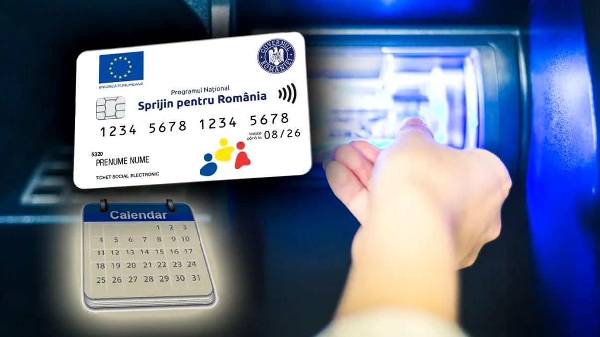 Când intră banii pe cardurile sociale în februarie