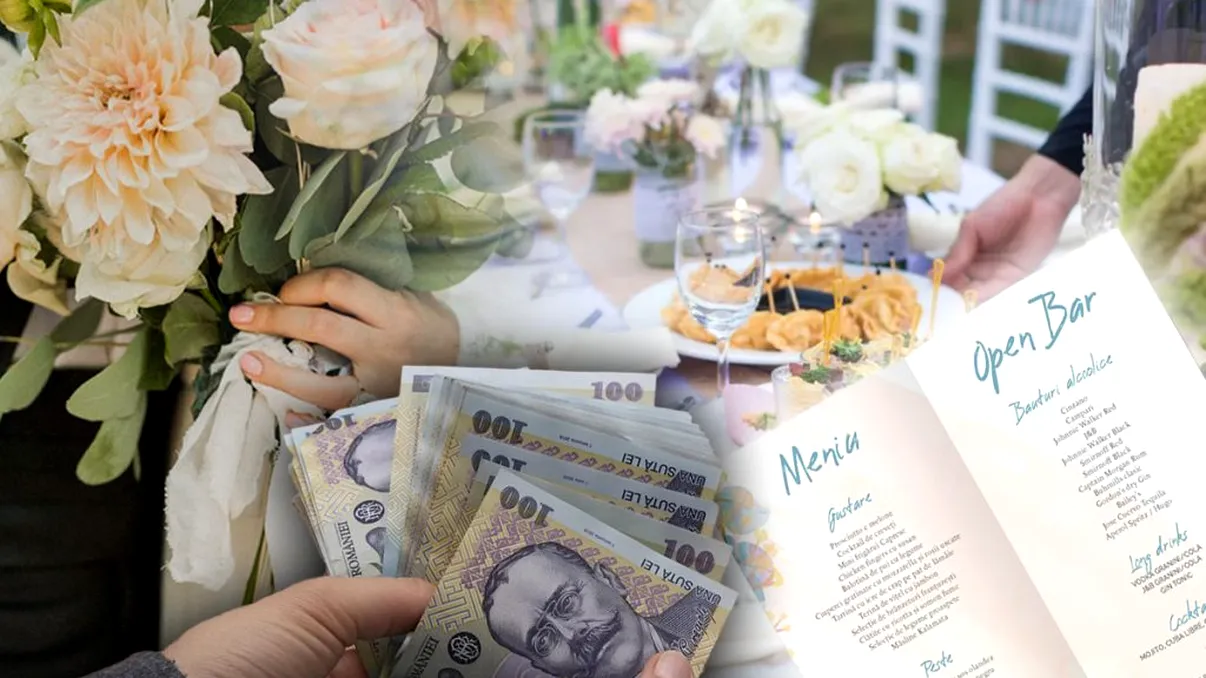 Cât a ajuns să coste un meniu la nuntă în 2025. Căsătoria a devenit un ...