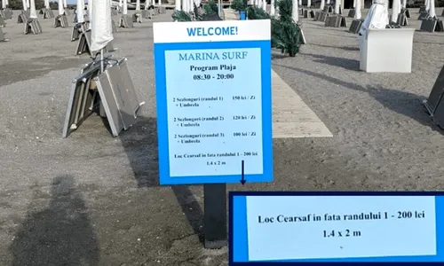 Taxă de cearșaf de 200 de lei pe o plajă din Mamaia. De ce trebuie să ...
