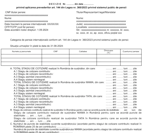 Documentul obligatoriu pentru pensionarii români care speră la creșterea pensiei după ...