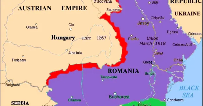 Cea mai tristă perioadă din istoria României. Cum s-a schimbat harta ...