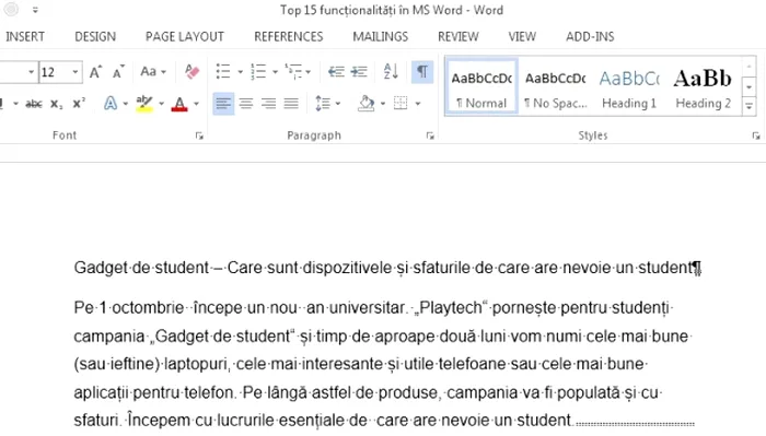 Tutorial Word - 15 comenzi utile în Microsoft Word