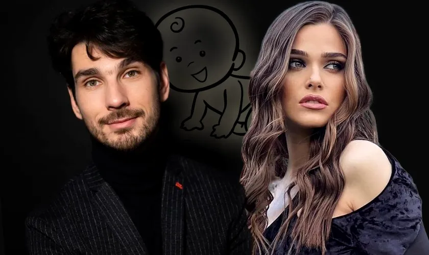 Prima imagine cu bebelușul lui Theo Rose și al lui Anghel Damian. Cu ...