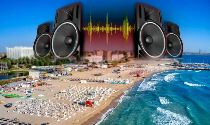 Un român a intrat cu boxa în mare, la Eforie Nord, și a pus manele la ...